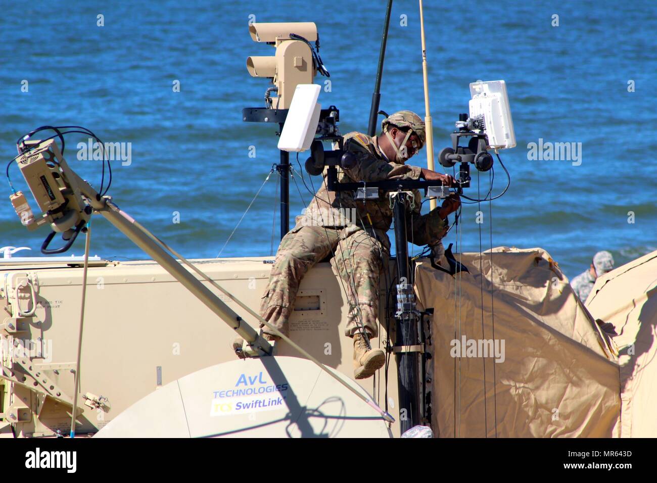 Staff Sgt. Yohannes Page, assigned to the 338th Transportation ...