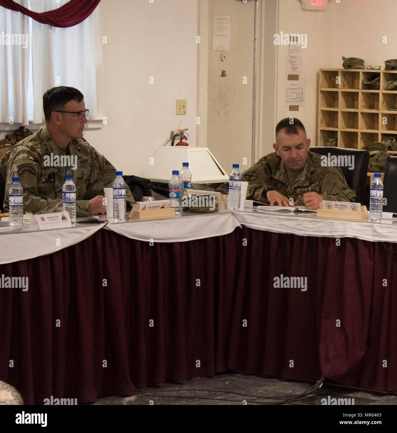 Command Sgt. Maj. Sean Howard, senior enlisted advisor of the 1st ...