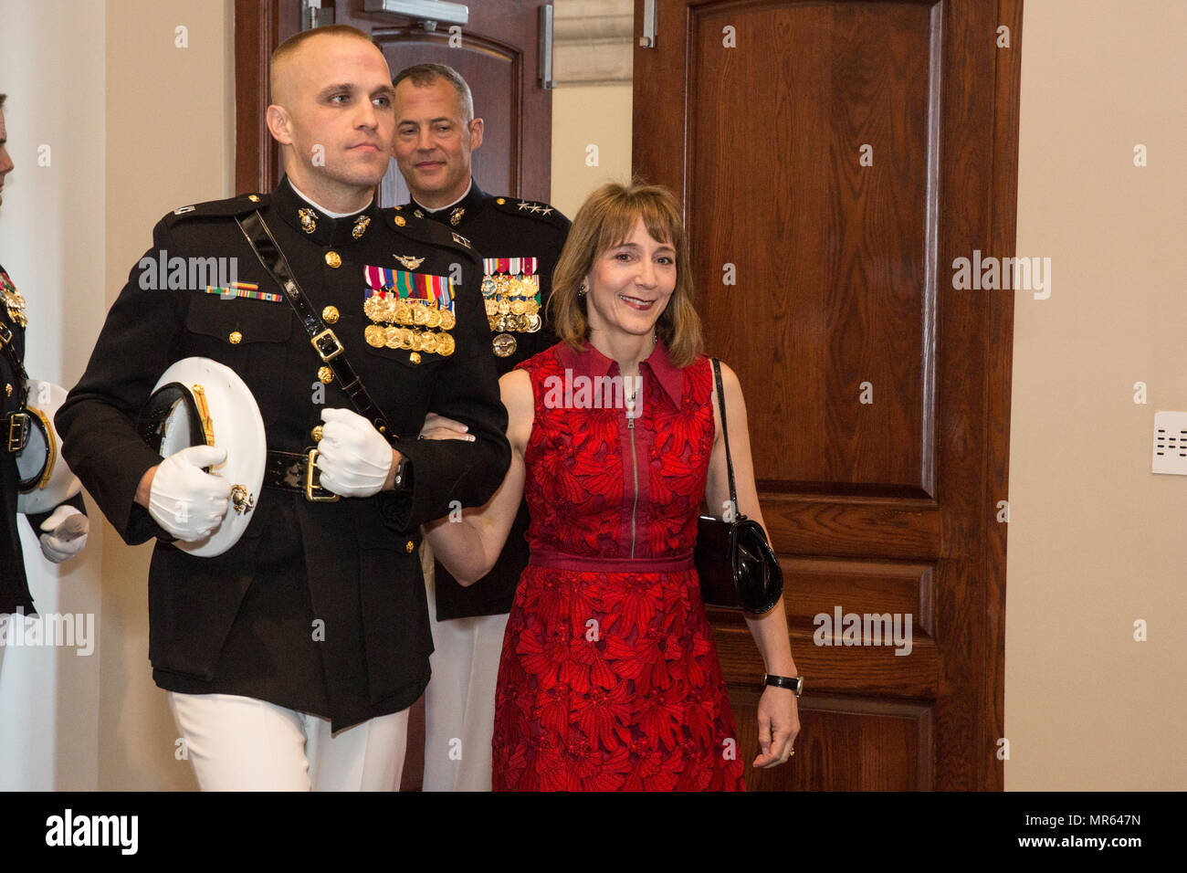 Mrs. Christine Coetzee, wife of retiring U.S. Marine Corps Lt. Gen ...