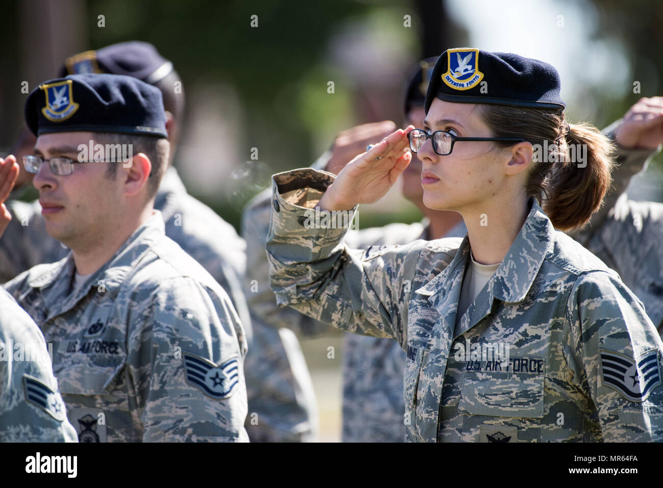 Defenders from the 60th Security Forces Squadron, Travis Air Force Base ...