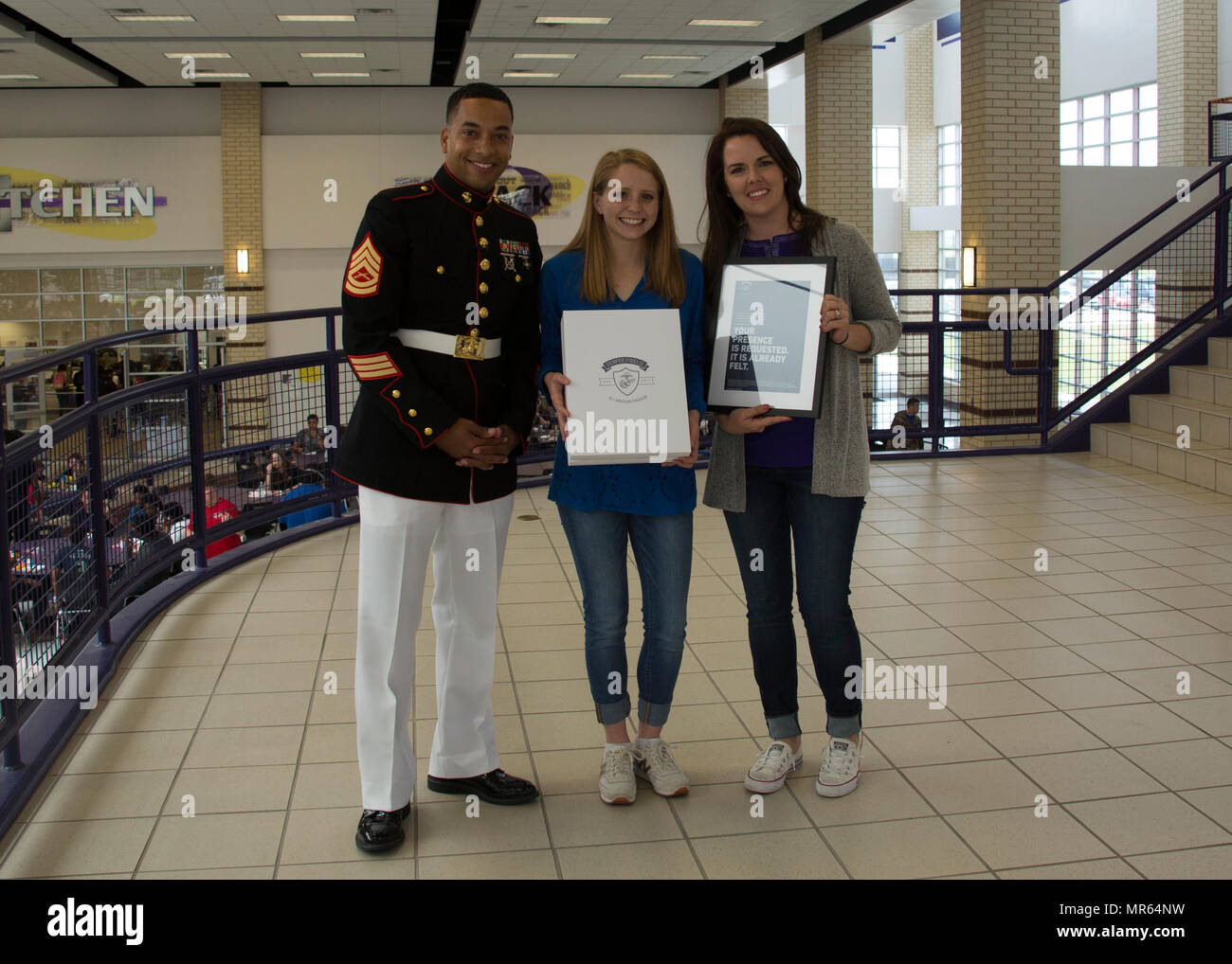 Gunnery Sgt. Marcus Jenkins, the Staff Non Commissioned Officer in ...