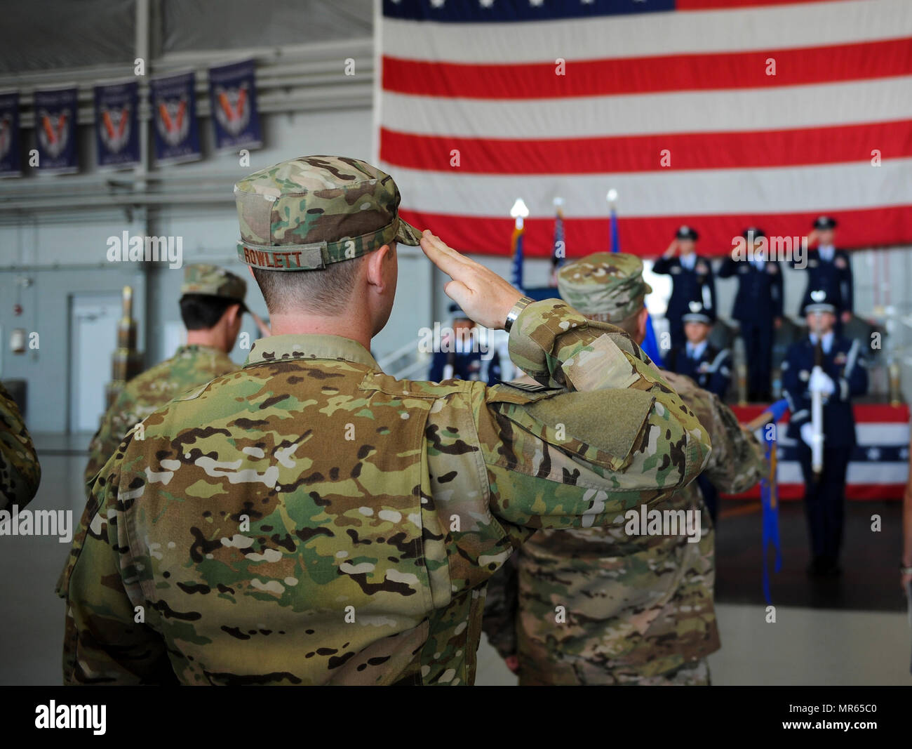 The 4th Special Operations Squadron Held a change of command ceramony ...