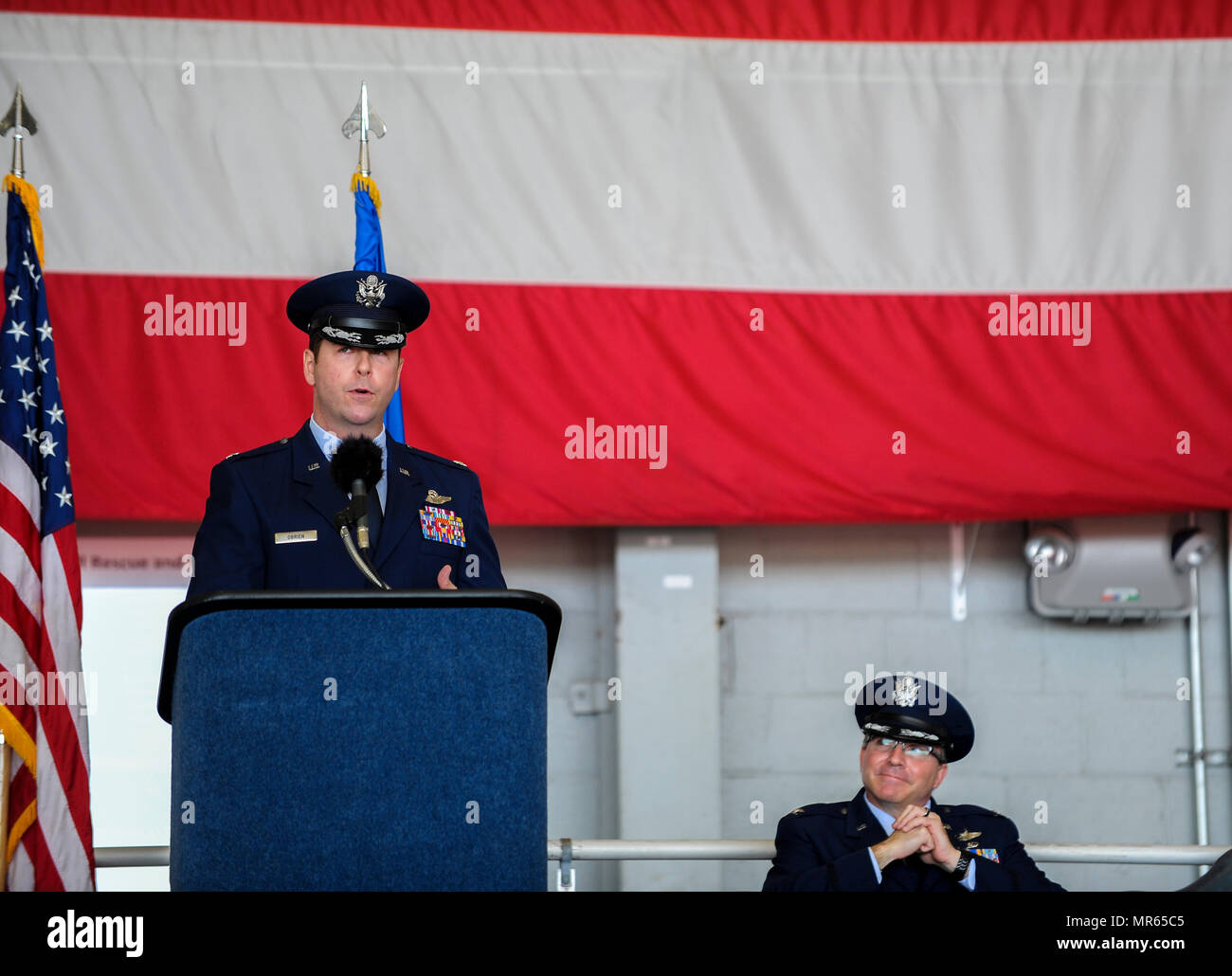 The 4th Special Operations Squadron Held a change of command ceramony ...