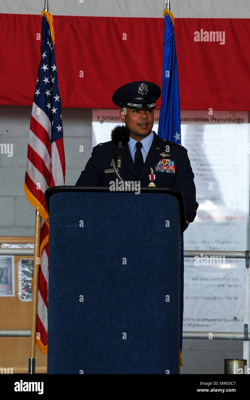 The 4th Special Operations Squadron Held a change of command ceramony ...