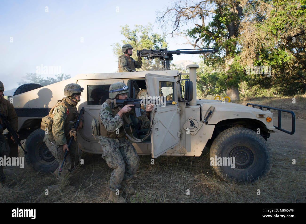 170519-N-XJ502-105 FORT HUNTER LIGGETT, Calif. (May 19, 2017) - Seabees ...