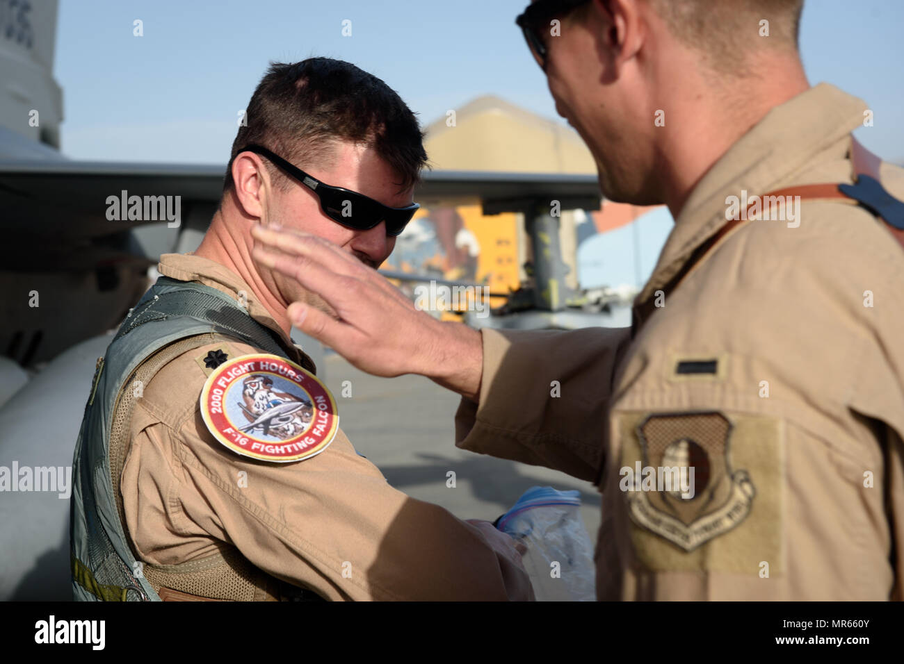 First Lt. Eric Tise, an F-16 Fighting Falcon pilot from the 555th ...