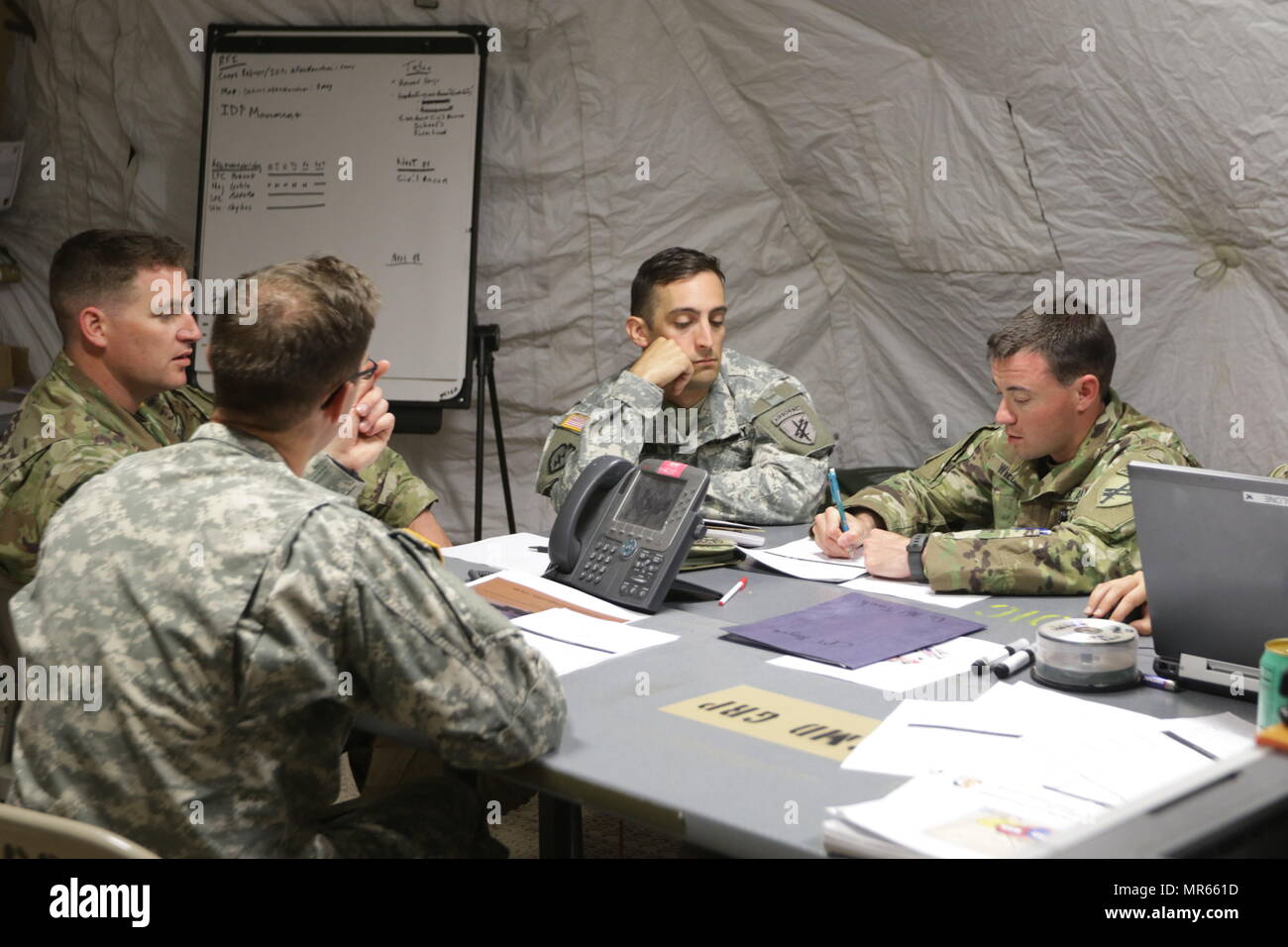 From left to right U.S. Army Sgt. Erik Jones, Sgt. Adam Garrett, Sgt ...