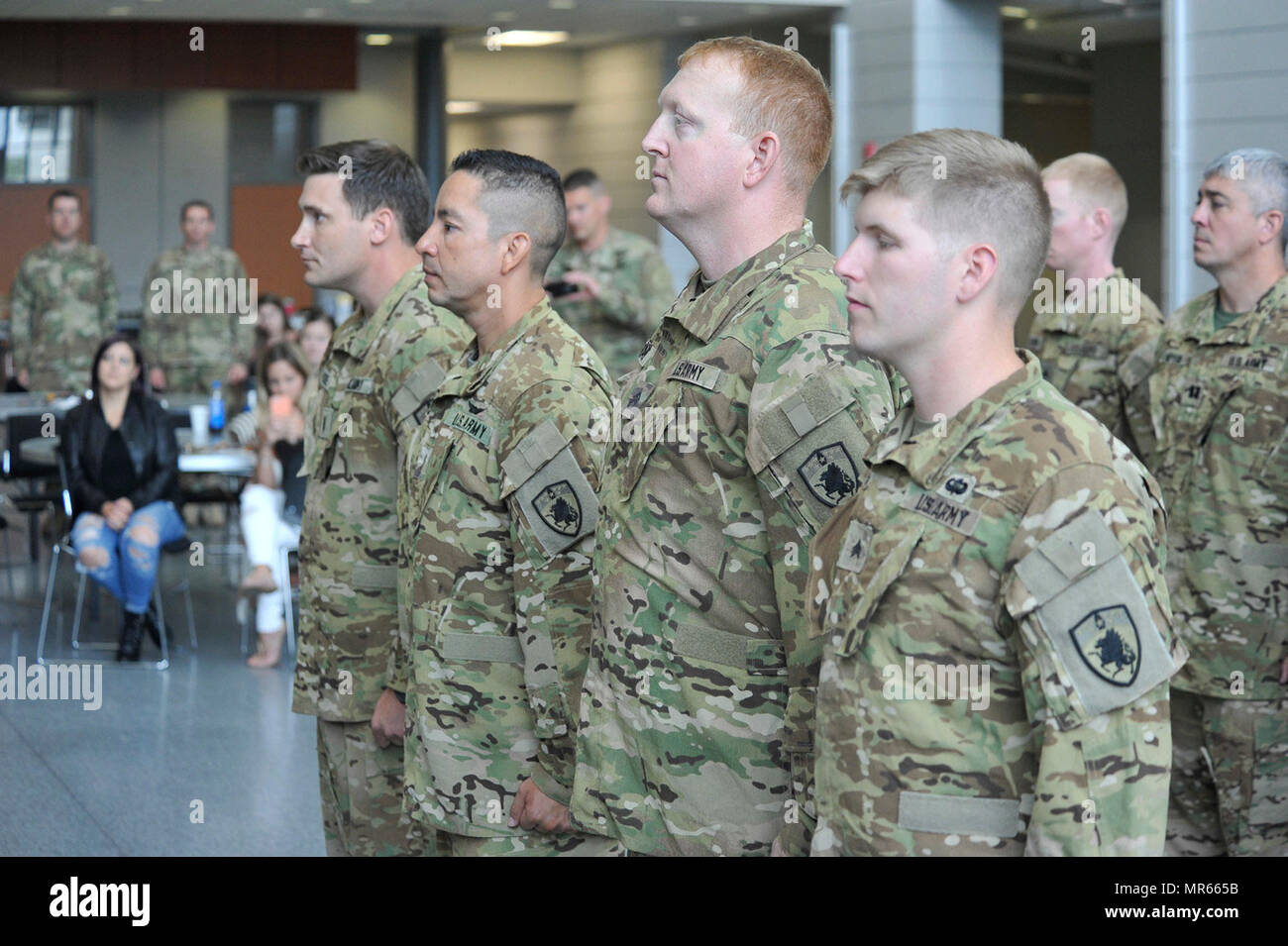 Four Nebraska Army National Guard aviators assigned to a UH-60 ...