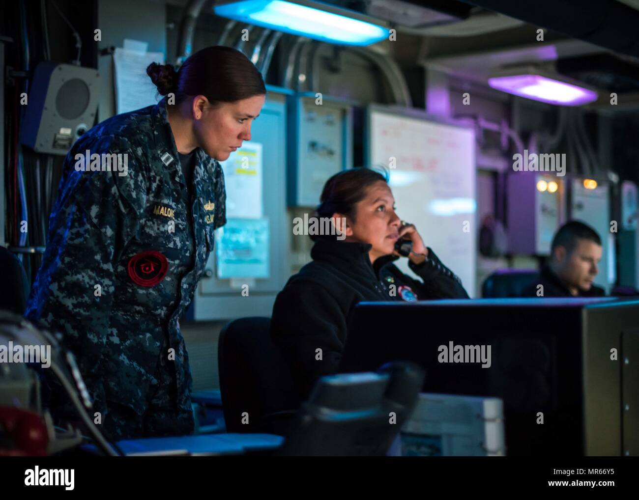 PACIFIC OCEAN (May 9, 2017) - Warfare Tactics Instructor (WTI), Lt ...