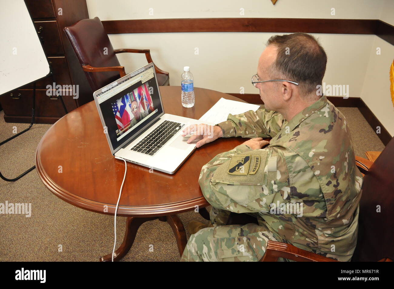 In this image released by the Army Reserve's 75th Training Command, Maj ...