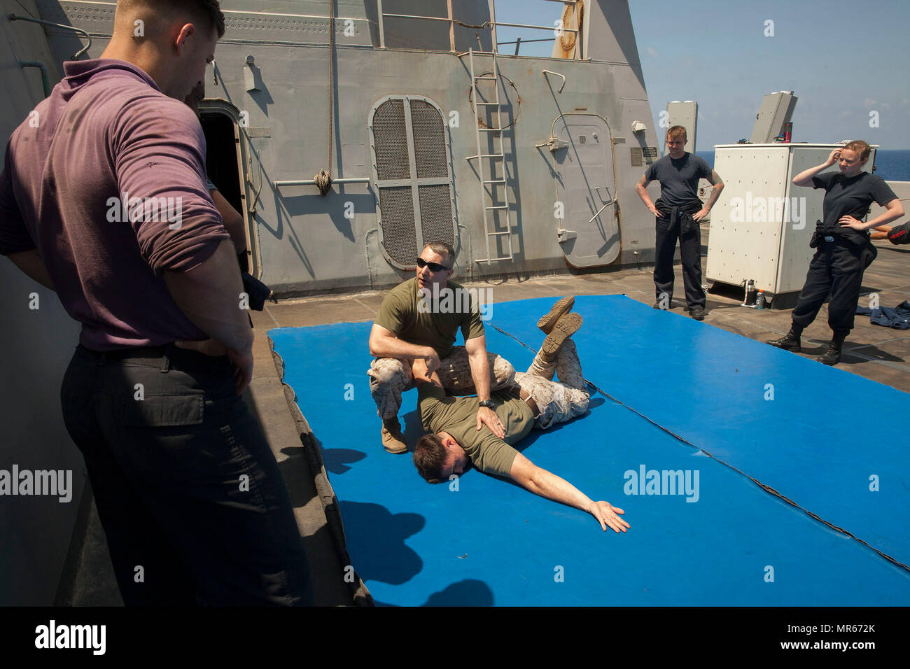 Gunnery Sgt. Arvin Manning, staff noncommissioned officer in charge of ...