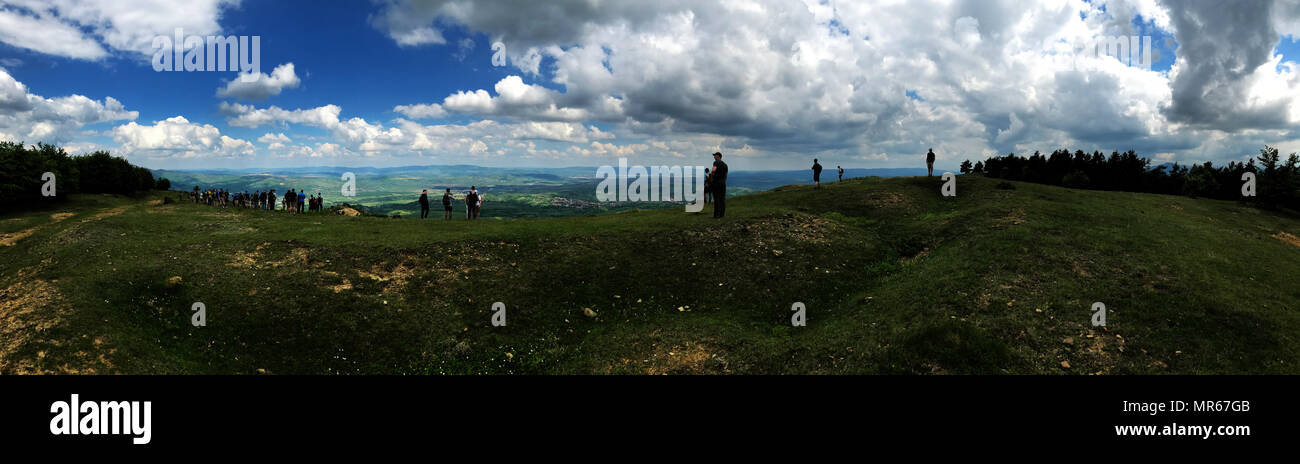 U.S. Marines with Black Sea Rotational Force 17.1 check out the view ...