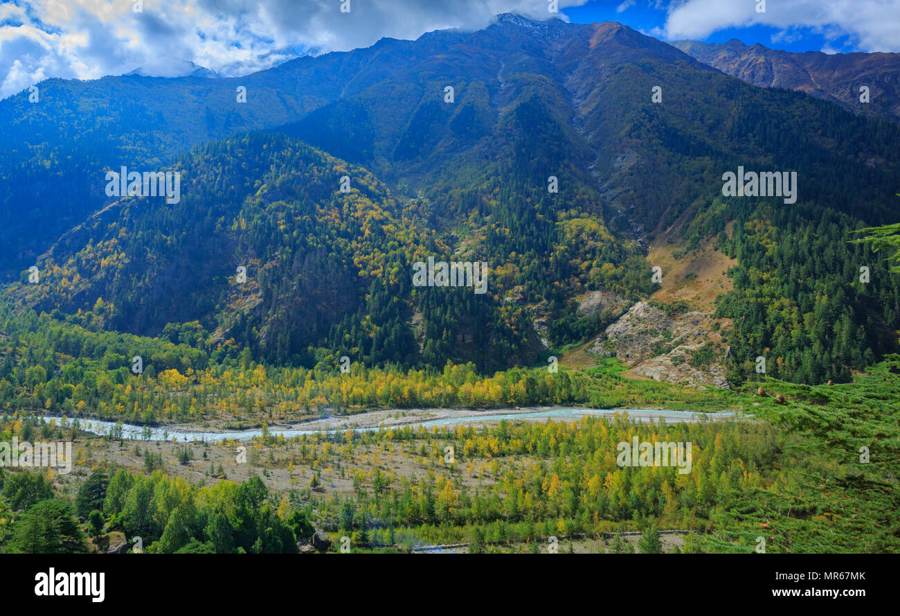 Beautiful Sangla Valley (Himachal Pradesh, India Stock Photo - Alamy