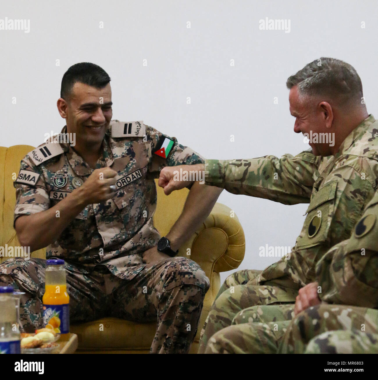 Sgt. Maj. Salem Bani Mustafa, Sergeant Major of the Jordan Armed Forces ...