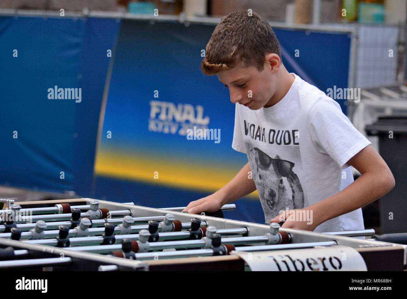 Sport football stadium inflatable ball hi-res stock photography and ...