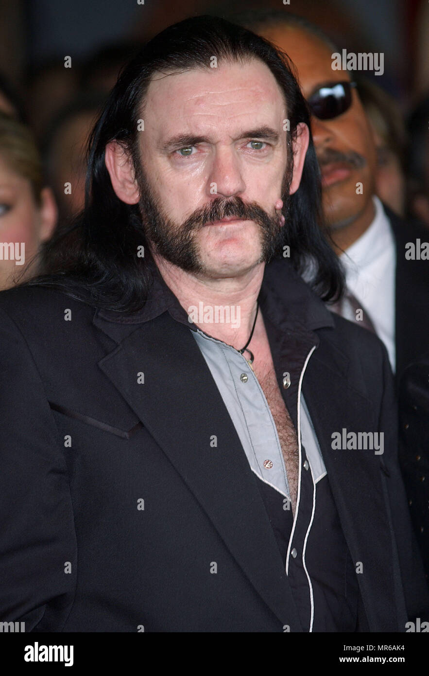Lemmy Kilmister at the Posthumously Induction into the Rock Walk of ...