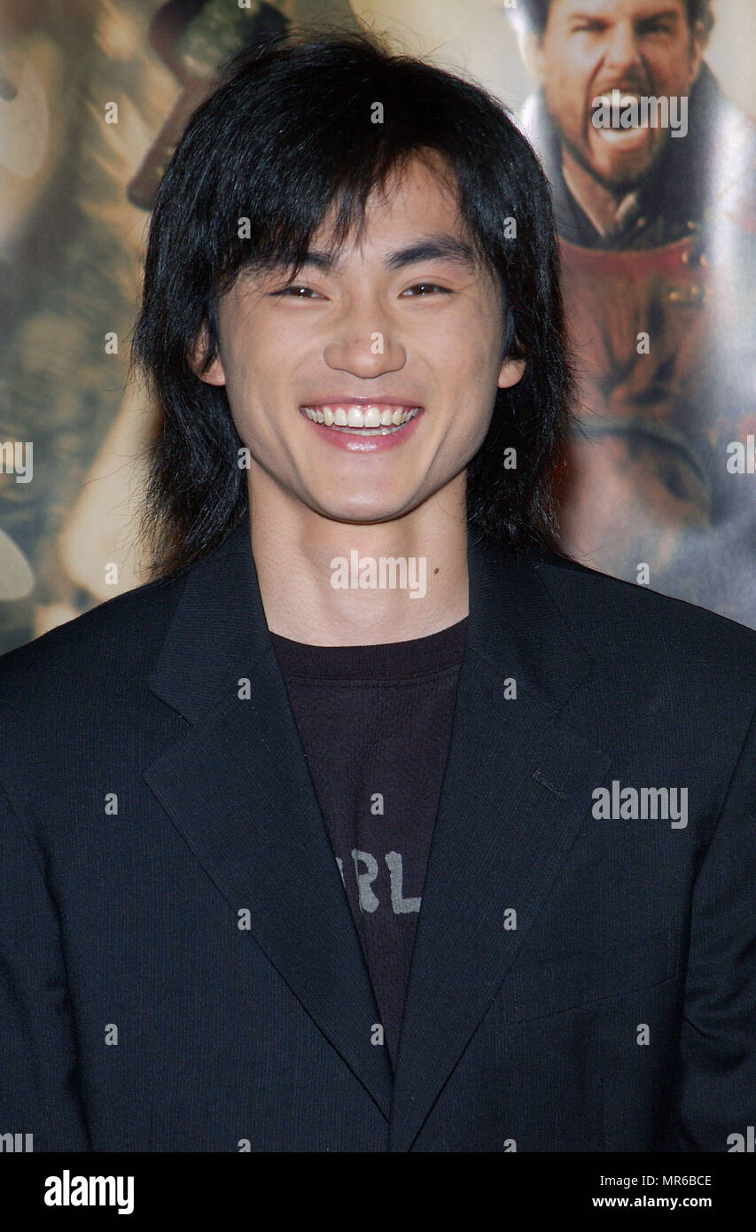 Shin Koyamada arriving at the " The Last Samurai Premiere " at the ...