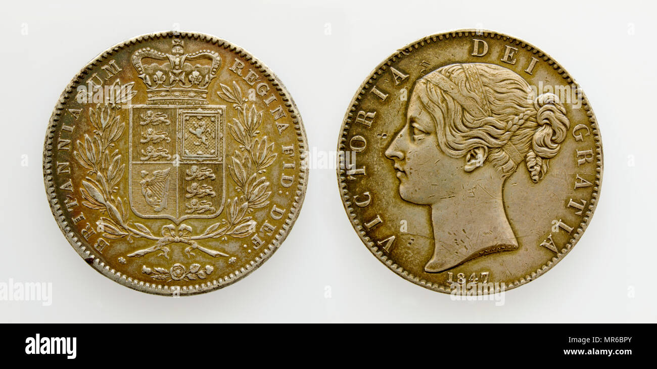 1847 CROWN OF VICTORIA Stock Photo - Alamy
