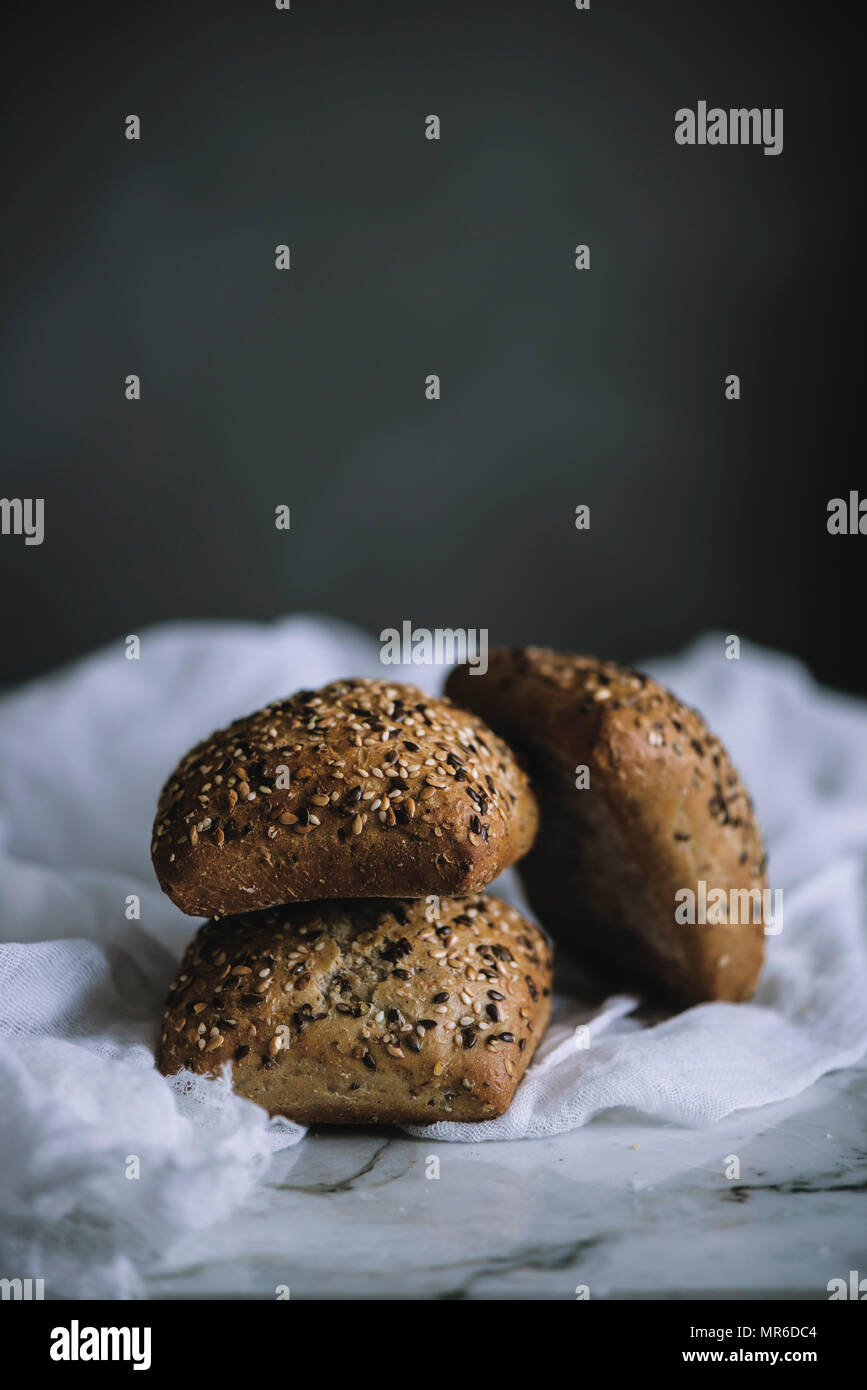 Bap bread hi-res stock photography and images - Alamy