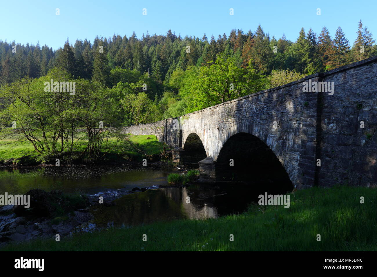 The bridge across the A5 next to Ty Hyll in Betws-Y-Coed - North Wales ...