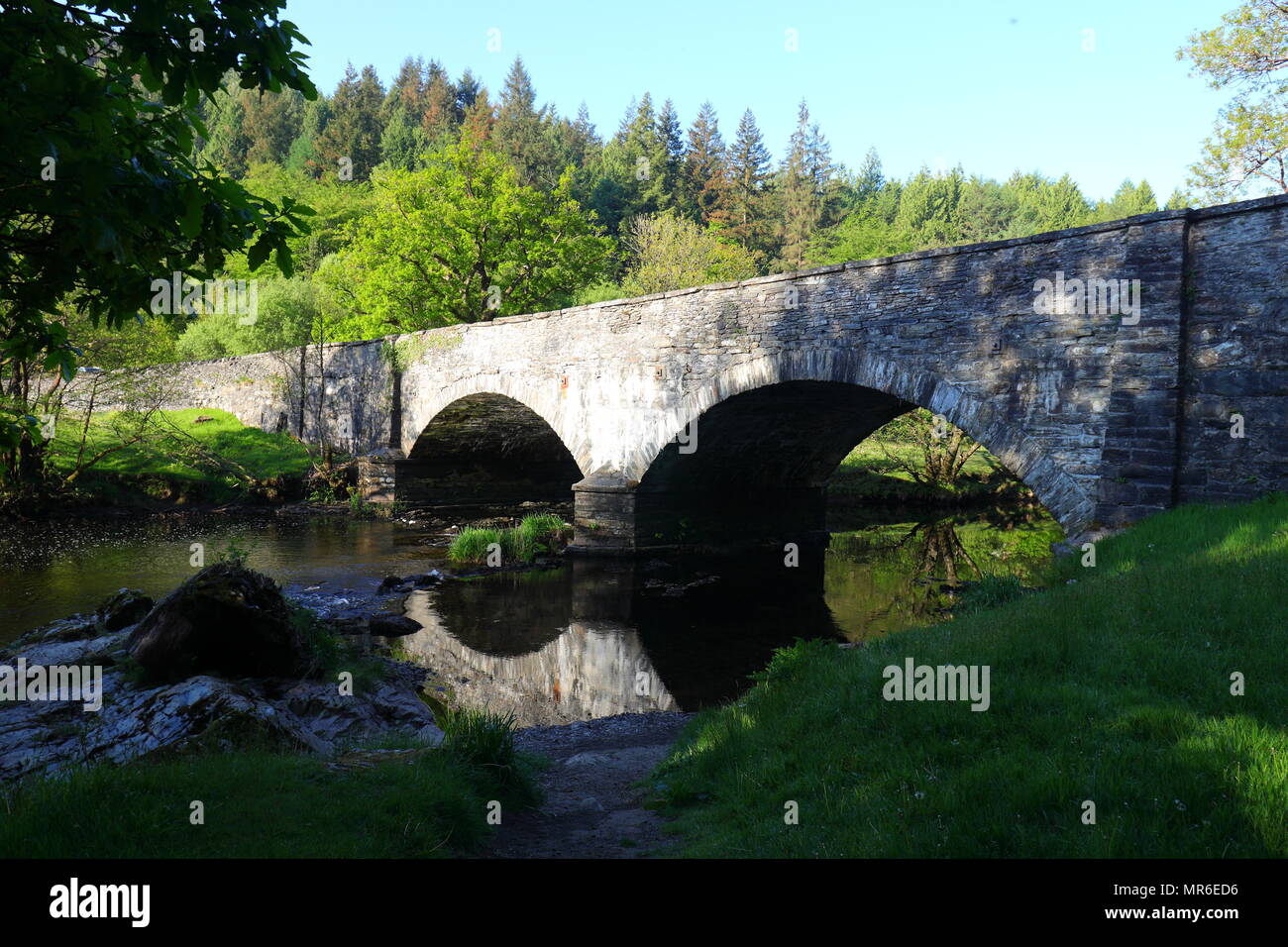 The bridge across the A5 next to Ty Hyll in Betws-Y-Coed - North Wales ...