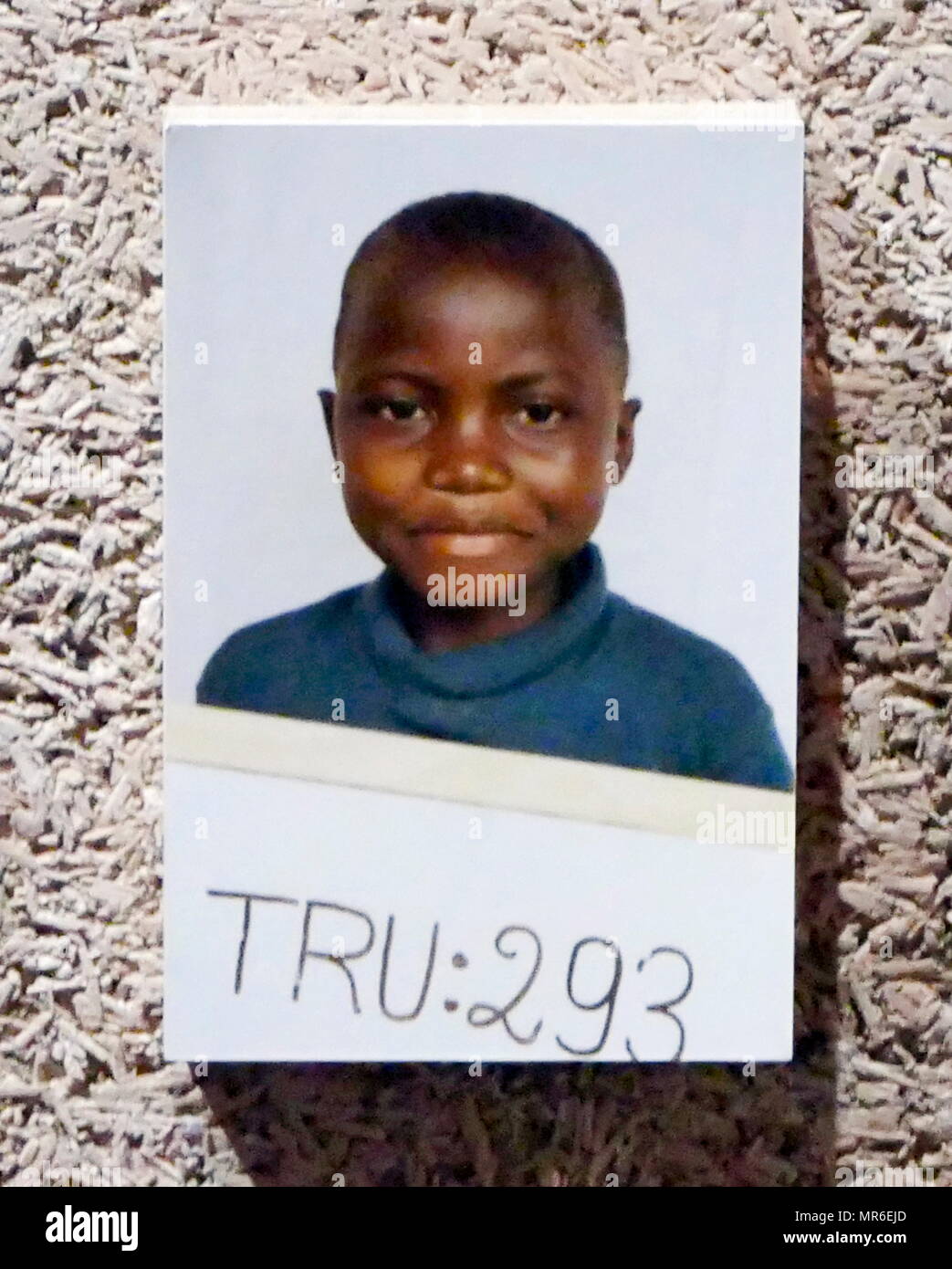 photograph of a child separated from their family during the 1994 ...