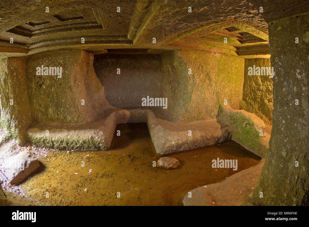 Etruscan tomb interior hi-res stock photography and images - Alamy