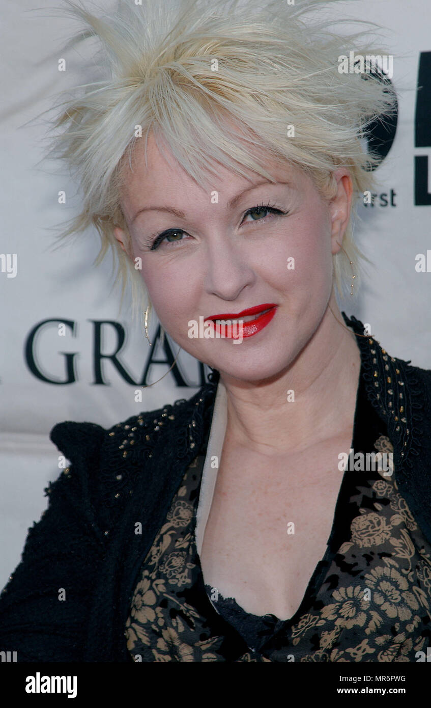 Cyndi Lauper arriving at the "VH1 Divas Las Vegas", a concert to ...