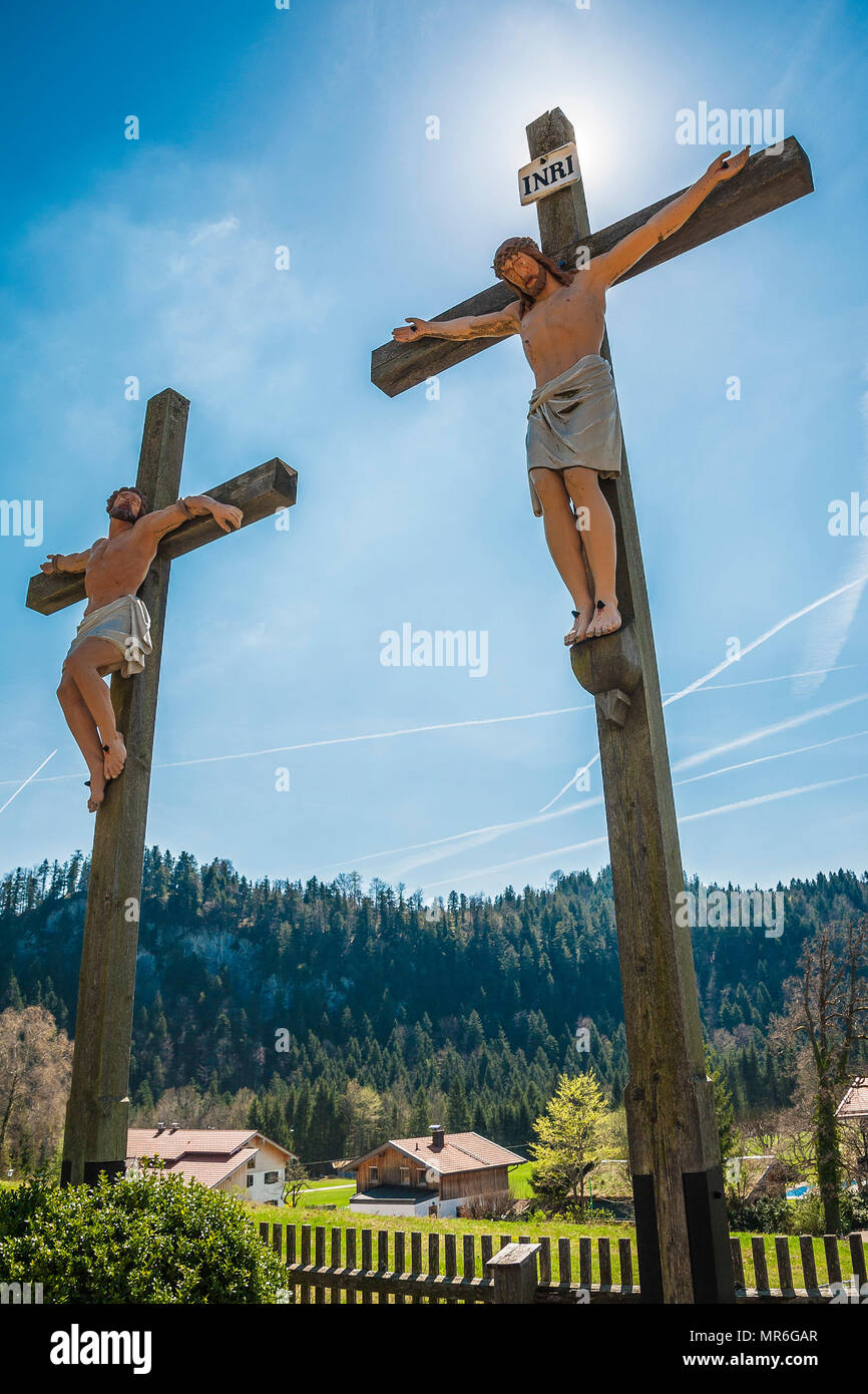 Jesus cross bavarian crosses hi-res stock photography and images - Alamy