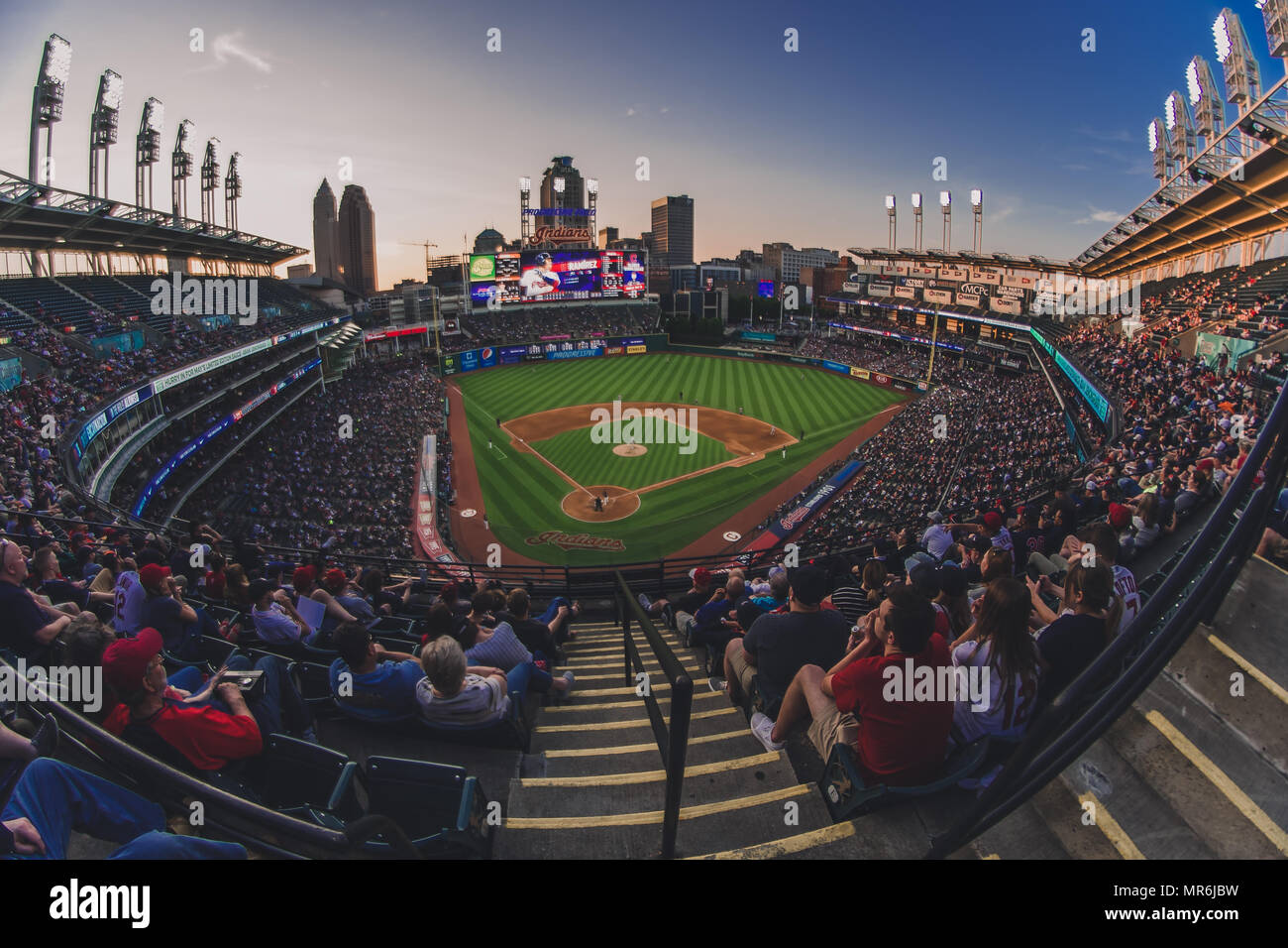 Progressive Field Cleveland Indians Stock Photo - Alamy