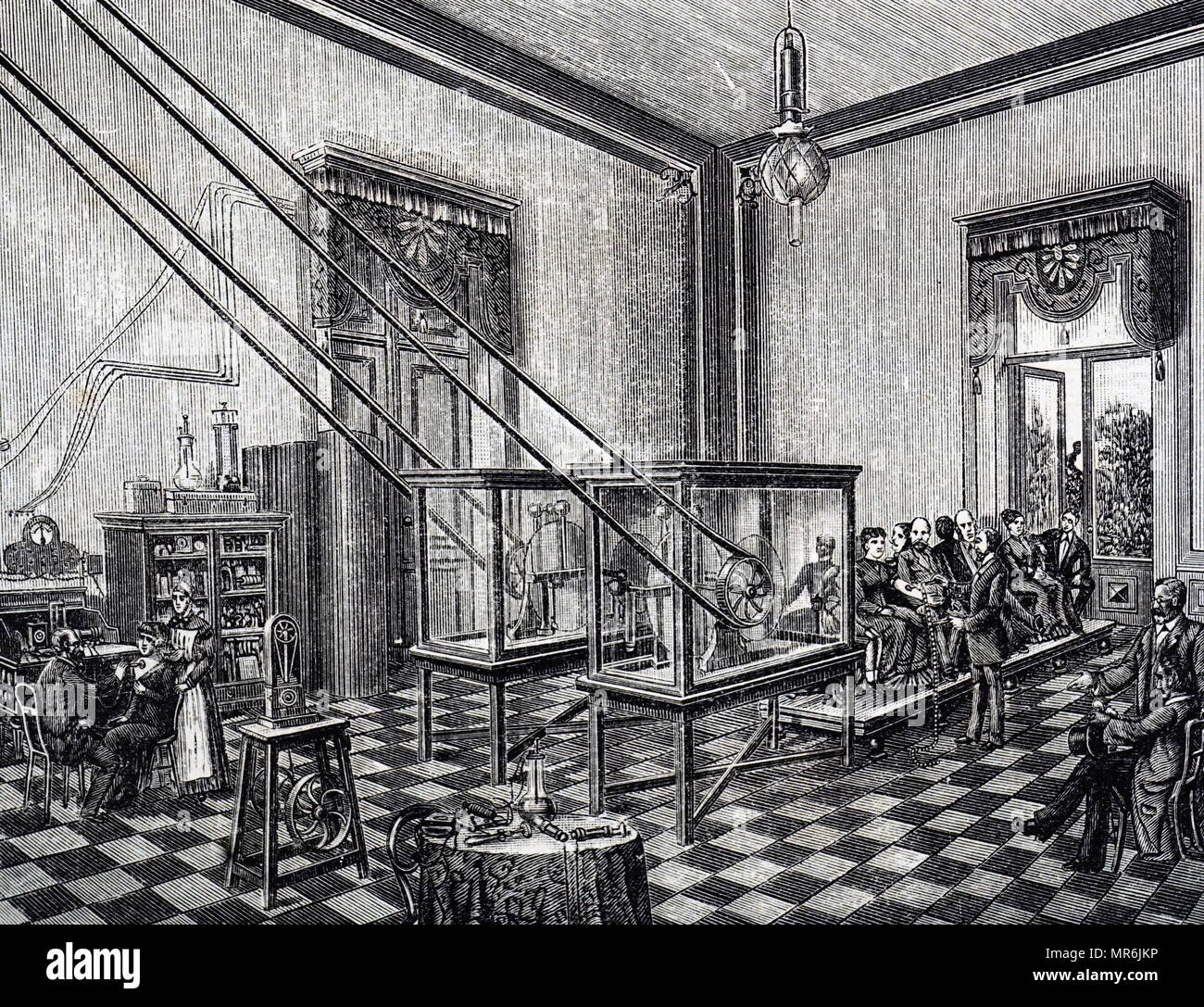 Sparks from a wimshurst machine hi-res stock photography and images - Alamy