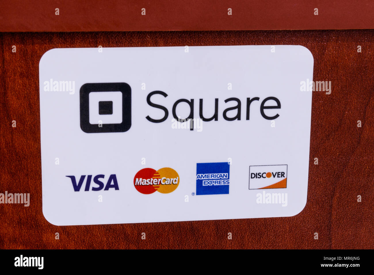 Square We Accept Credit Card Logos