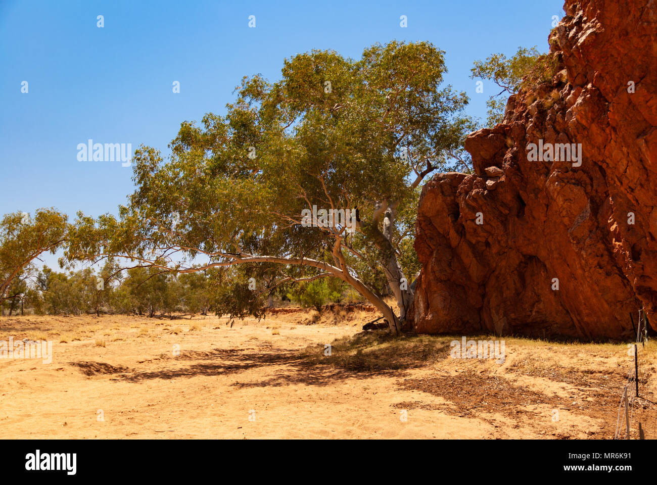Jessie Gap Nature Park in East MacDonnell Ranges near Alice Springs, Northern Territories ...