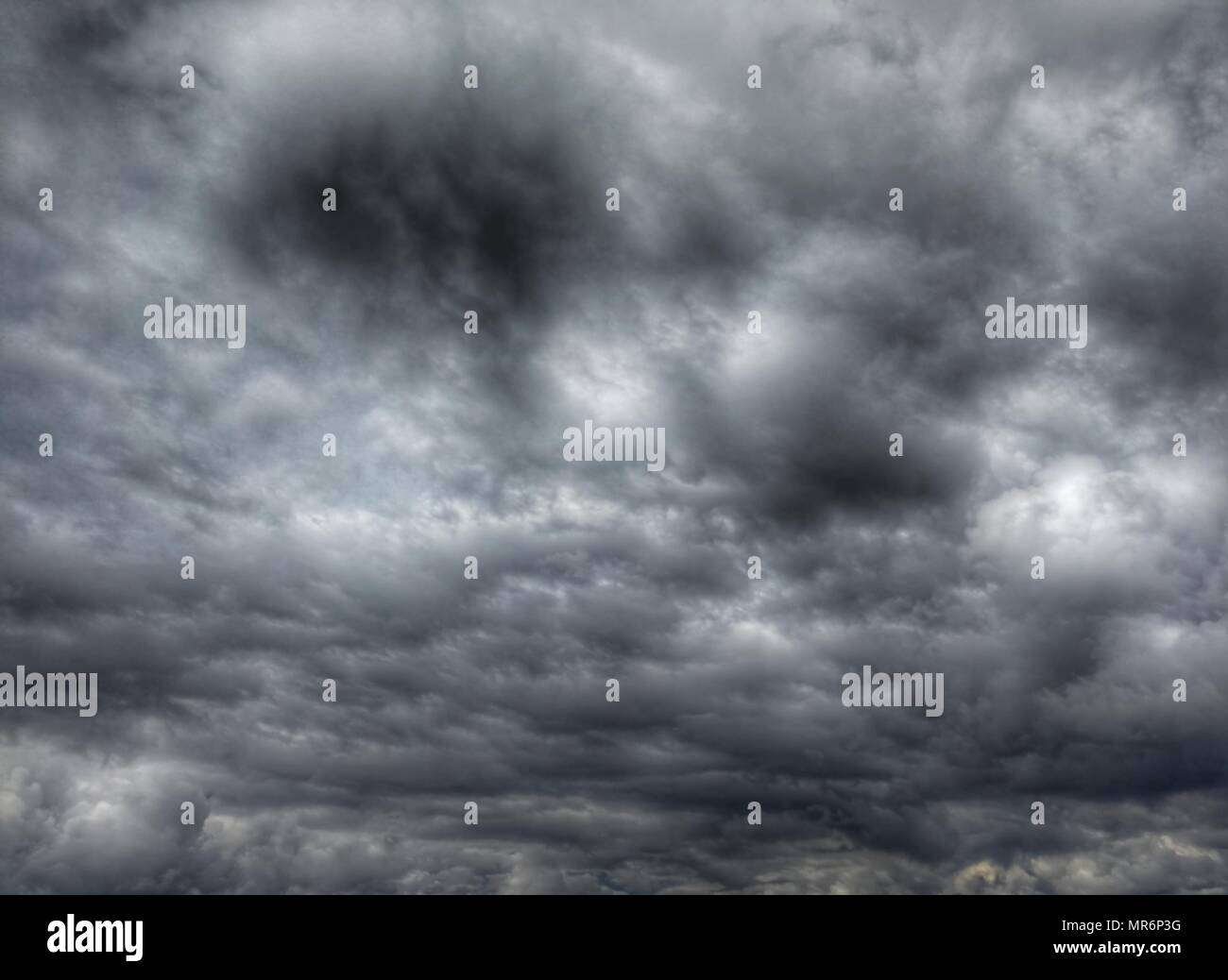 Dark cloudy sky in rainy season Stock Photo - Alamy