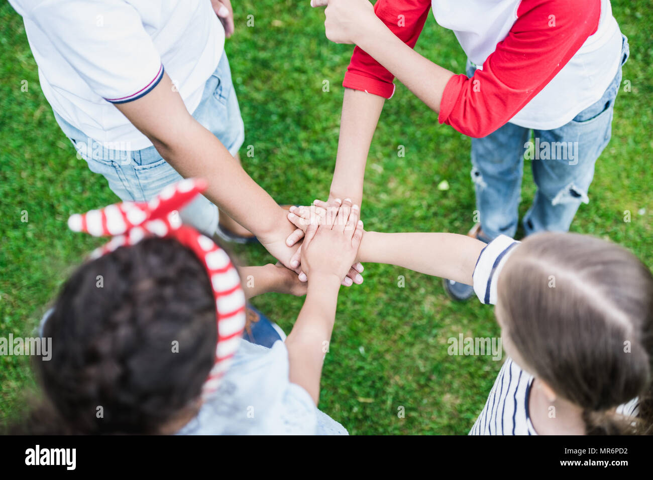 High angle cropped shot hands hi-res stock photography and images - Alamy
