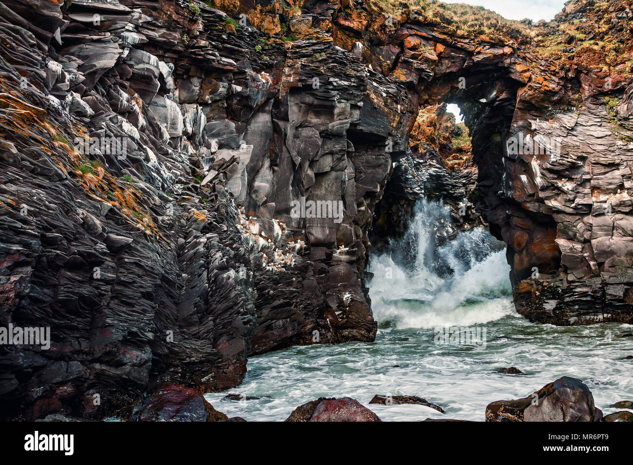 Splash through water wall hi-res stock photography and images - Alamy