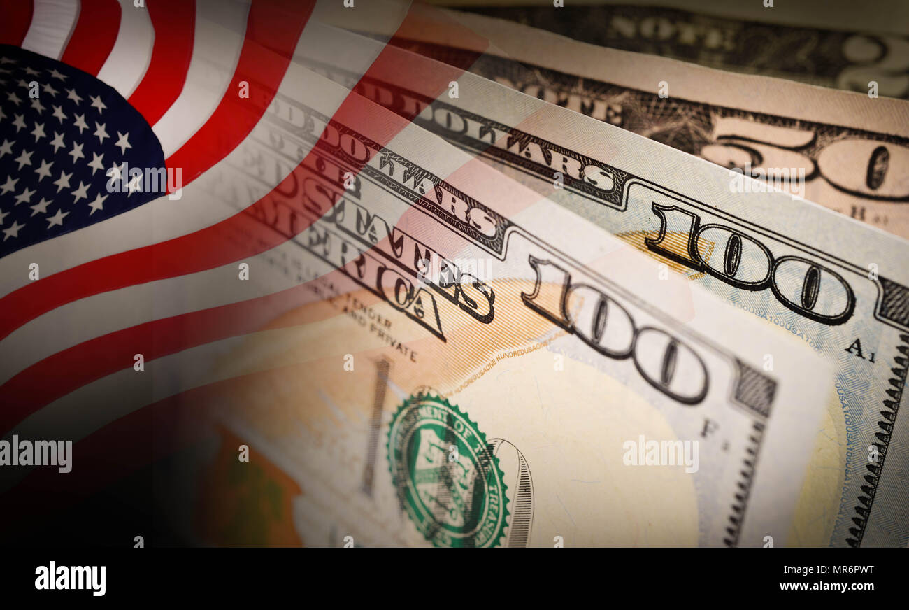 American dollar bill flag hi-res stock photography and images - Alamy