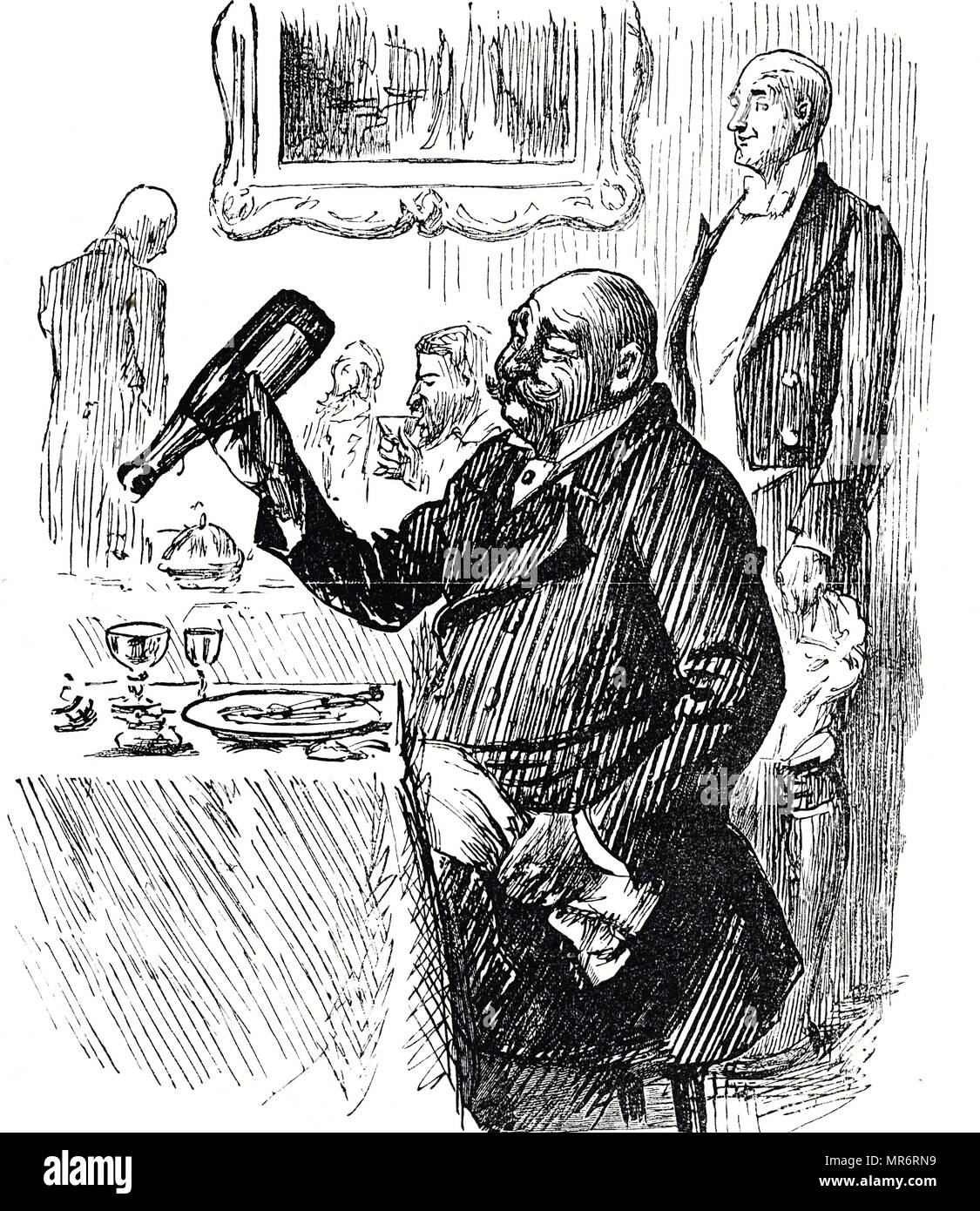 Gluttony cartoon hi-res stock photography and images - Alamy