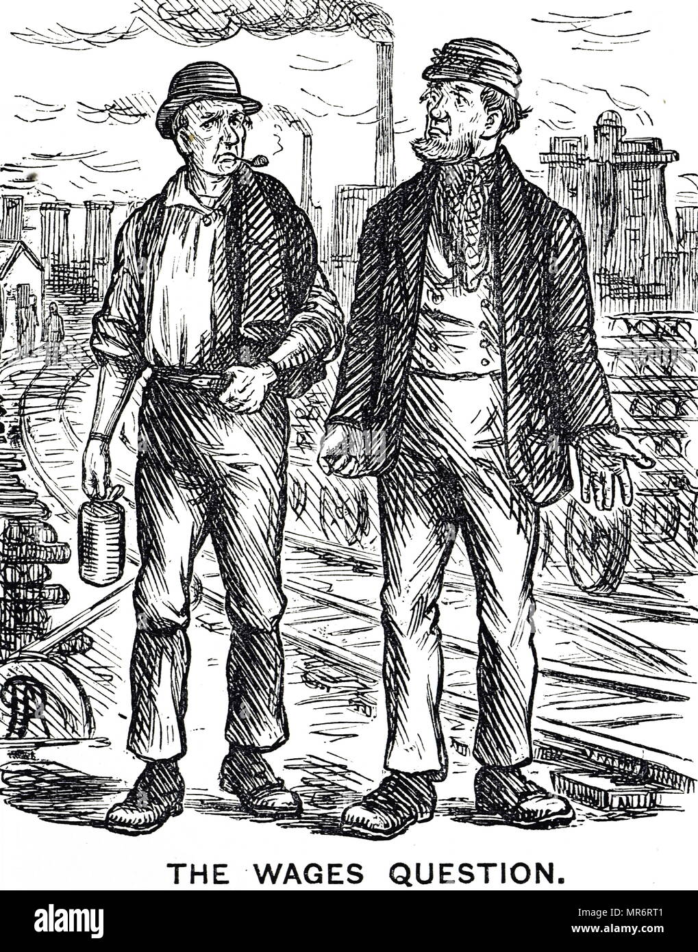 Cartoon commenting on the disadvantages of arbitration - it can go ...