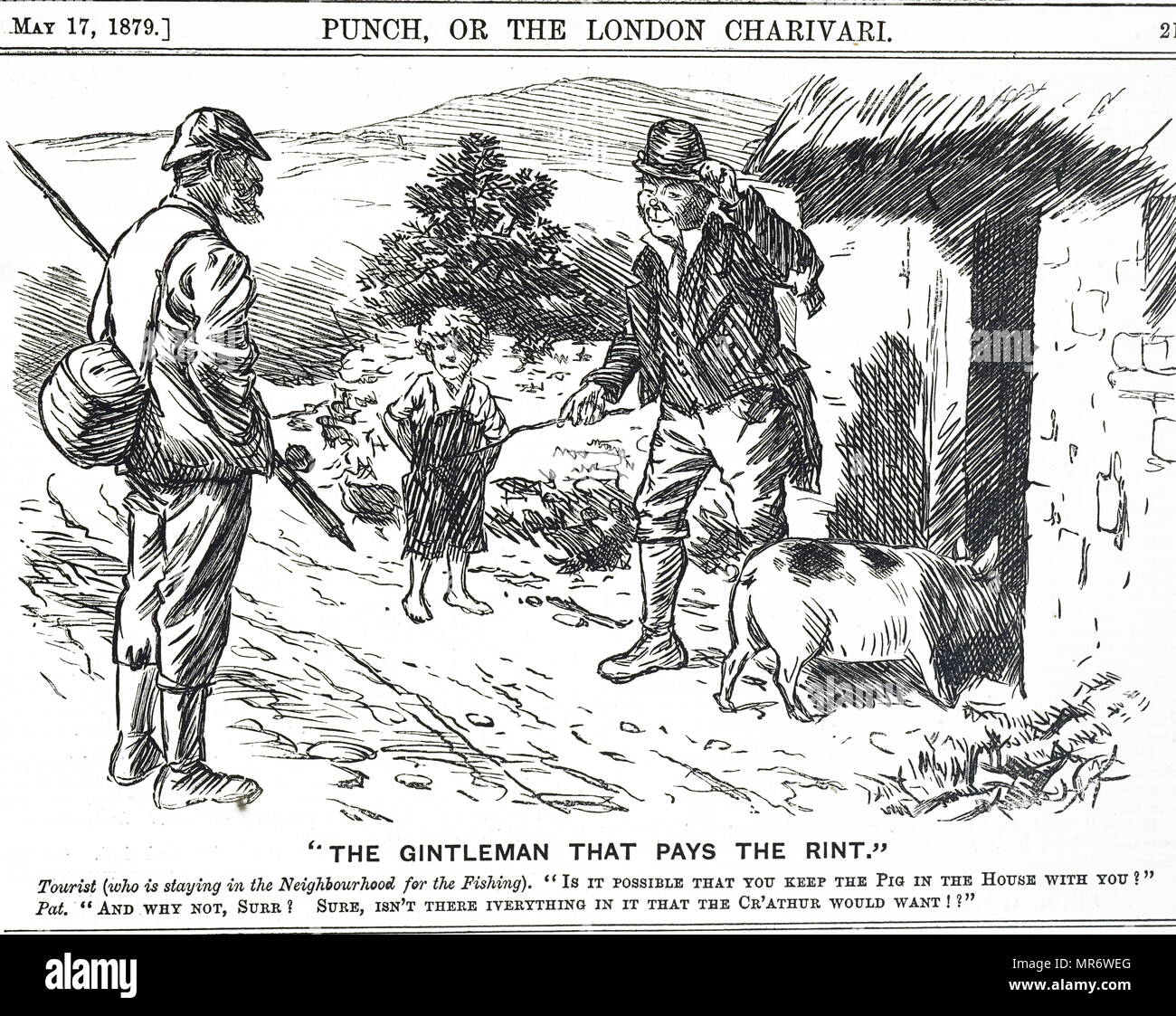 Irish satire cartoon hi-res stock photography and images - Alamy