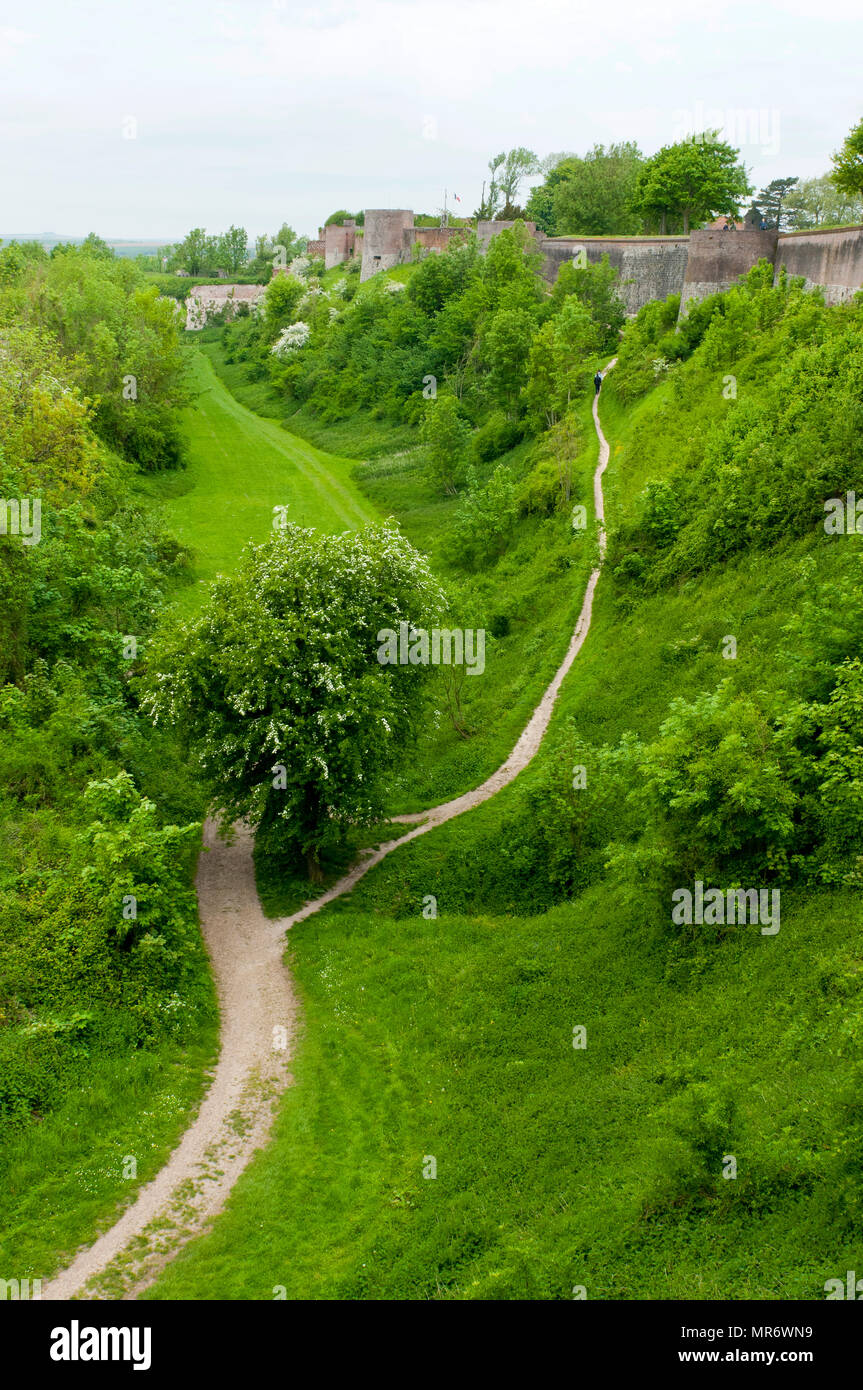 The Vauban fortifications at Montreuil, Northern France Stock Photo - Alamy