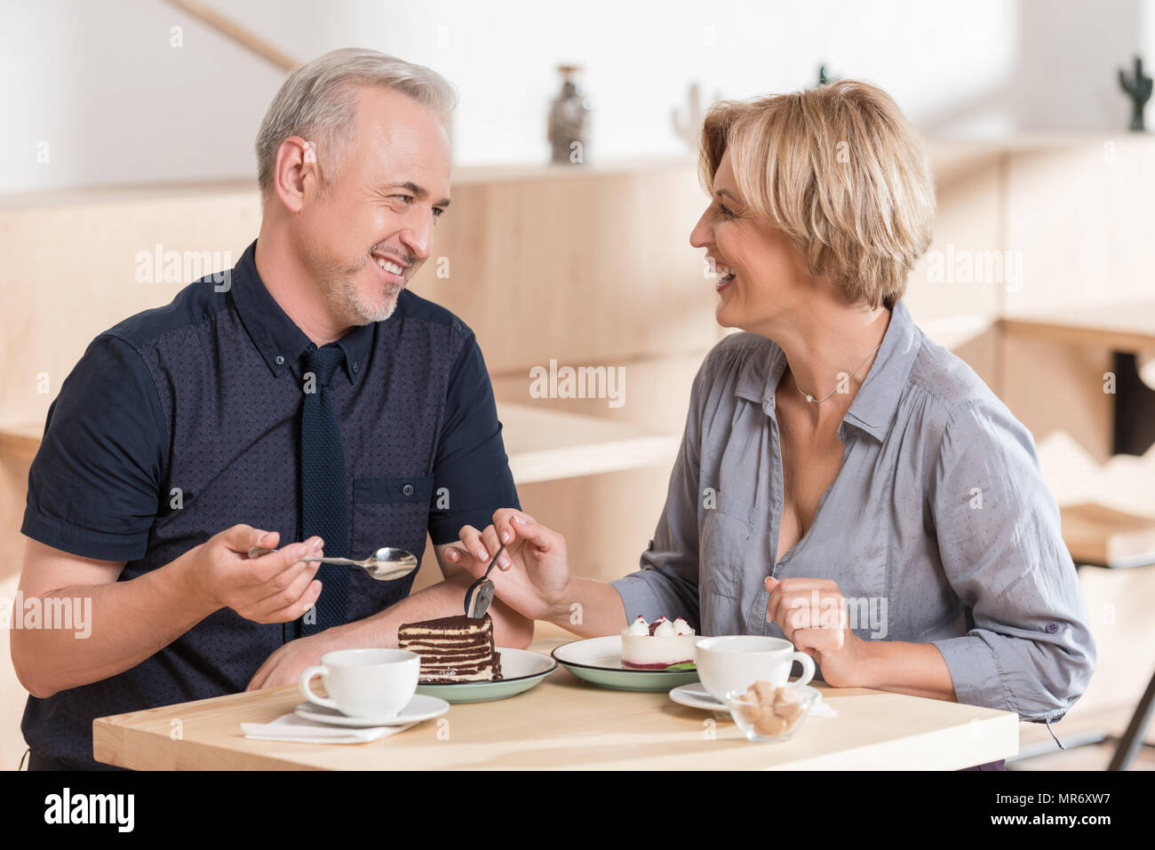 An aged man eating sweets hi-res stock photography and images - Alamy