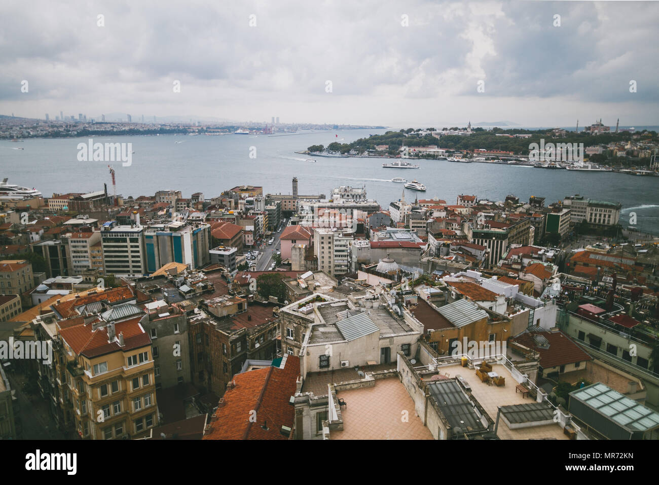 aerial view of buildings in Istanbul, Turkey Stock Photo - Alamy