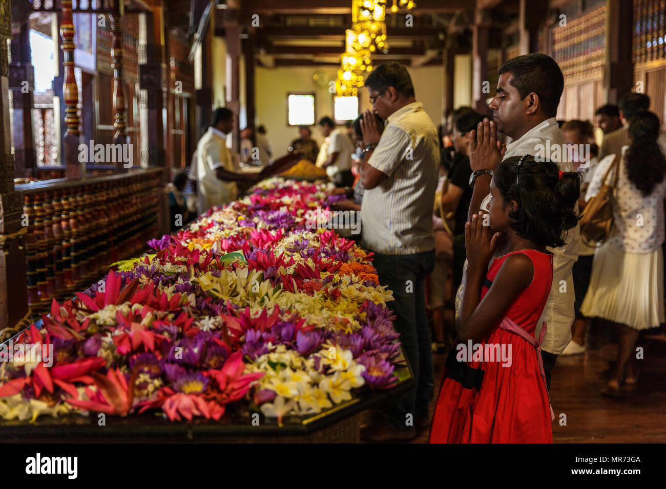 Sri lanka kandy hindu people hi-res stock photography and images - Alamy