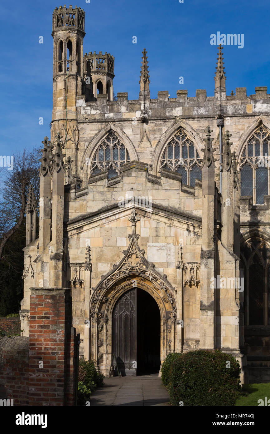 St Mary church in Beverley, it was founded in 1120 and has been ...