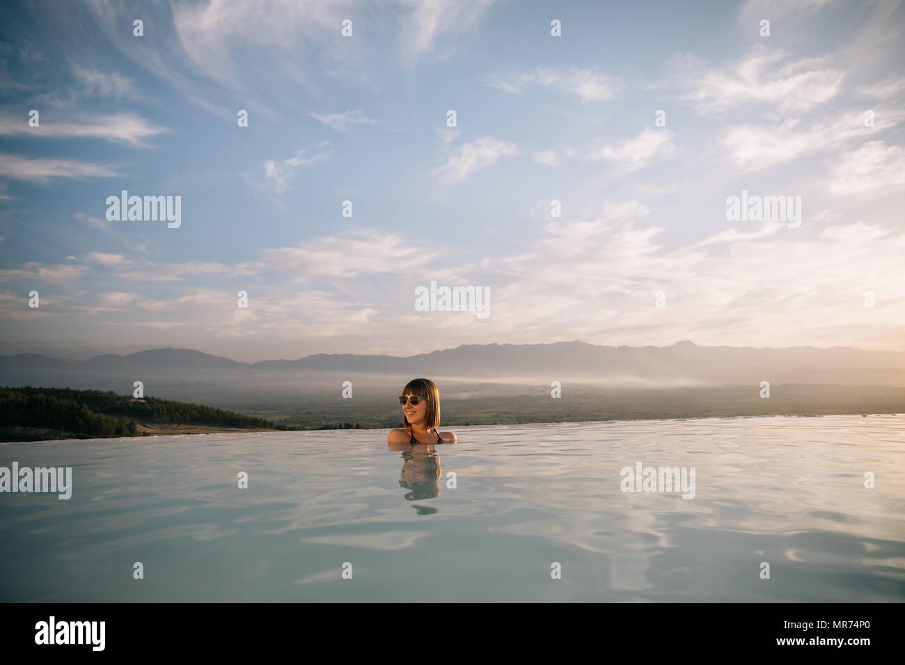 Sunset pamukkale hi-res stock photography and images - Alamy