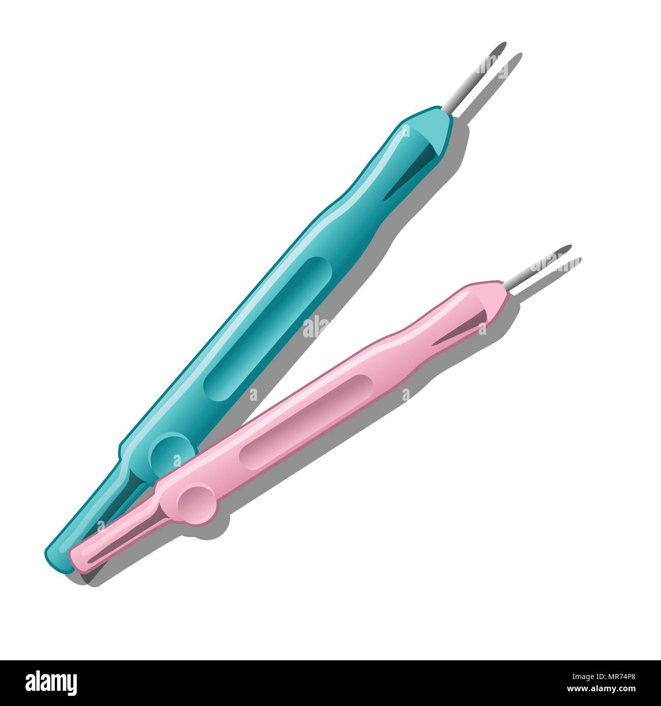 The probe voltage indicator. Vector illustration Stock Vector Image ...