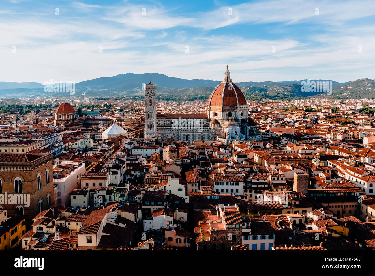 beautiful cityscape with famous Duomo cathedral in Florence, italy ...