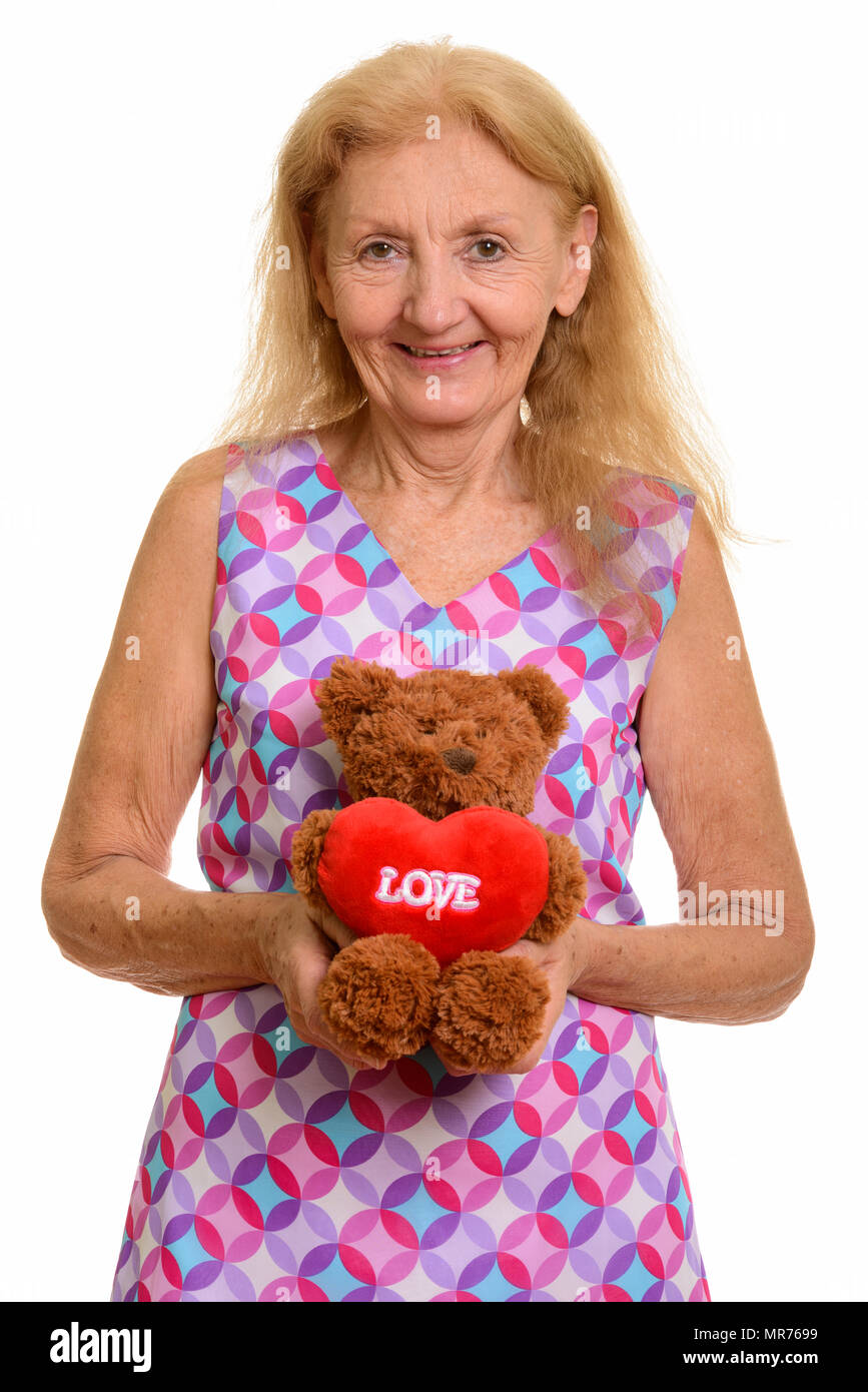 Mature woman teddy bear hi-res stock photography and images - Alamy