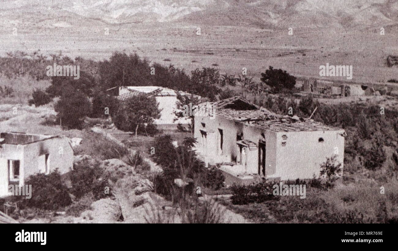 Israeli War of Independence 1948: A Jewish settlement in Northern ...